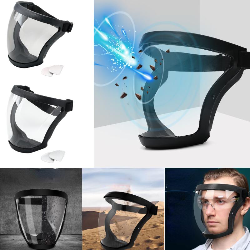 UV400 Masker Face Shield/Super Protective Face Shield Anti-Fog Full ...