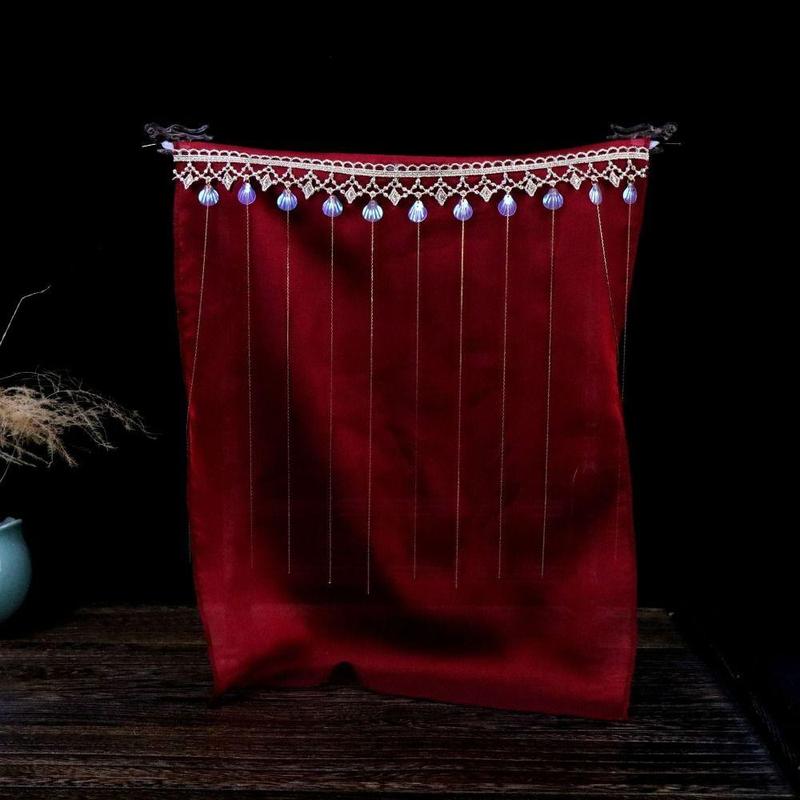 Elegant Tassel Sunscreen Mask Mesh Chinese Style Face Covering - TikTok ...