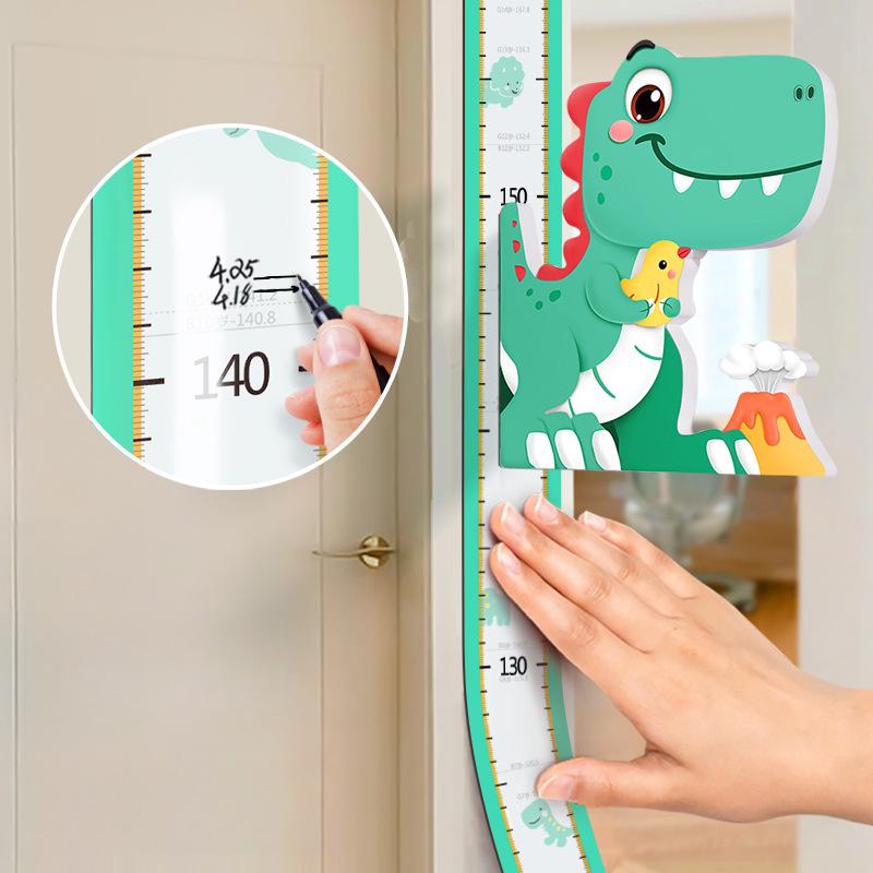 Children's Height Wall Sticker Paper Magnetic 3D Measuring Height ...