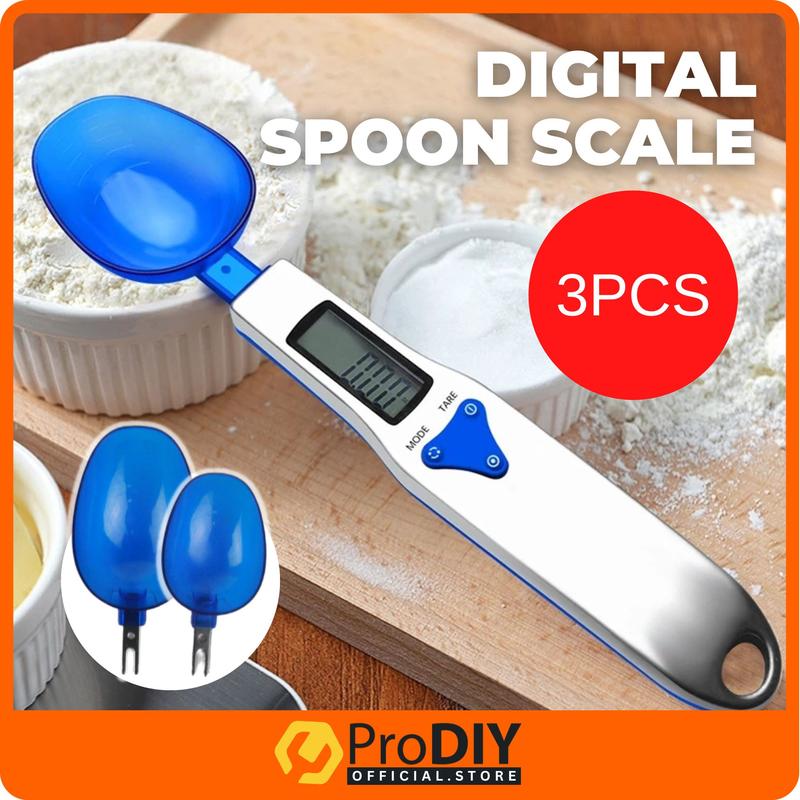 3PCS LCD Electronic Digital Spoon Scale 3pcs Pengukuran Sudu - TikTok ...