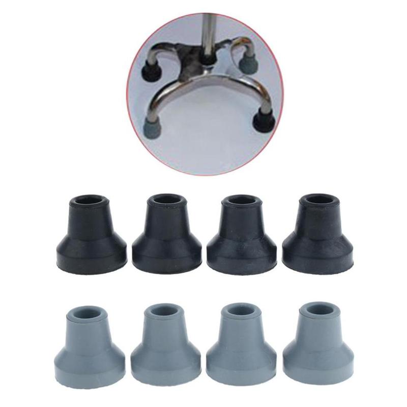 Pelapik Tongkat Tongkat, 4x, Getah, Tugas Berat, Ferrule, untuk ...