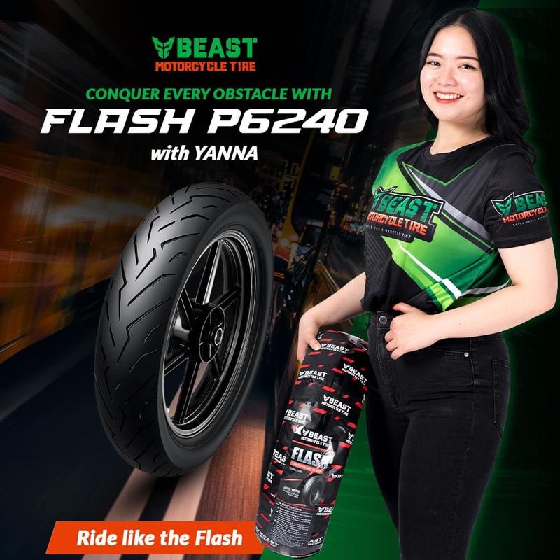 BEAST FLASH (P6240)TUBELESS TIRE 14-17" (INCHES) Skid tiresORIGINAL ...