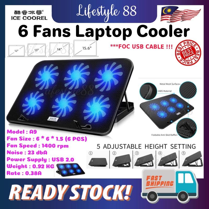 ICE COOREL Laptop Cooler Ice Cooling Technology Blue Lightin - TikTok ...