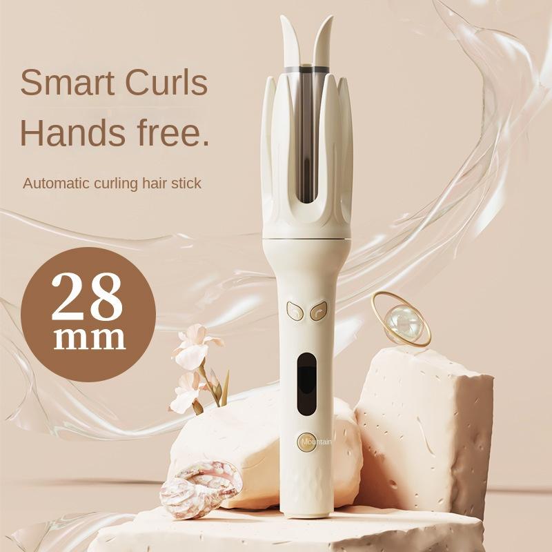 Christmas hair curler – Auto-Rotating Triangle & Rectangular - TikTok ...