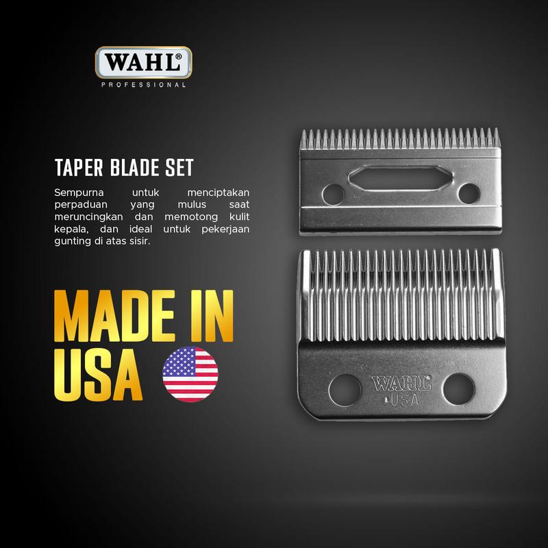 Wahl Super Taper Blade Set - Super Taper, Pengganti Pisau Alat - Shop ...