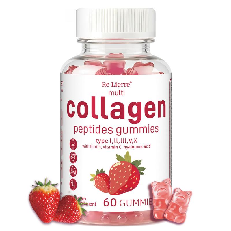 Micro-Ingredient Multi-Collagen Peptides, 60 Collagen Gummies | Type I ...