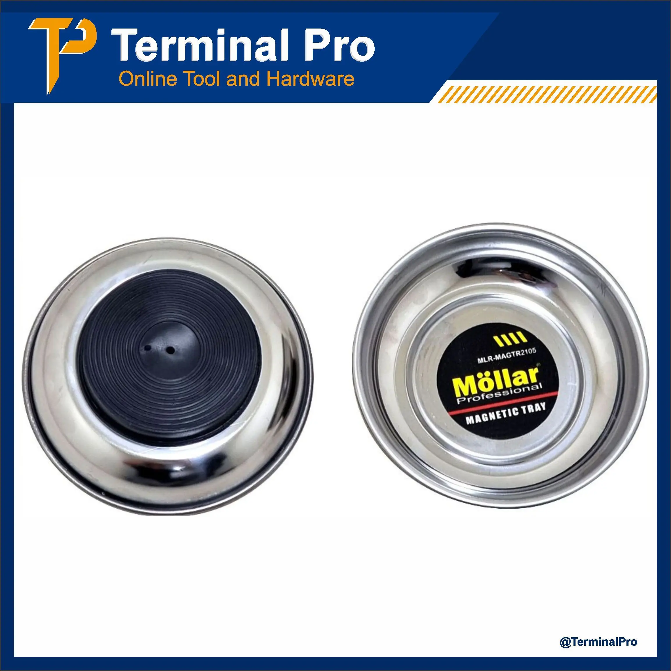 MOLLAR Magnetic Tray Mangkok Magnet Wadah Tempat Baut Mur Skrup Bengkel ...
