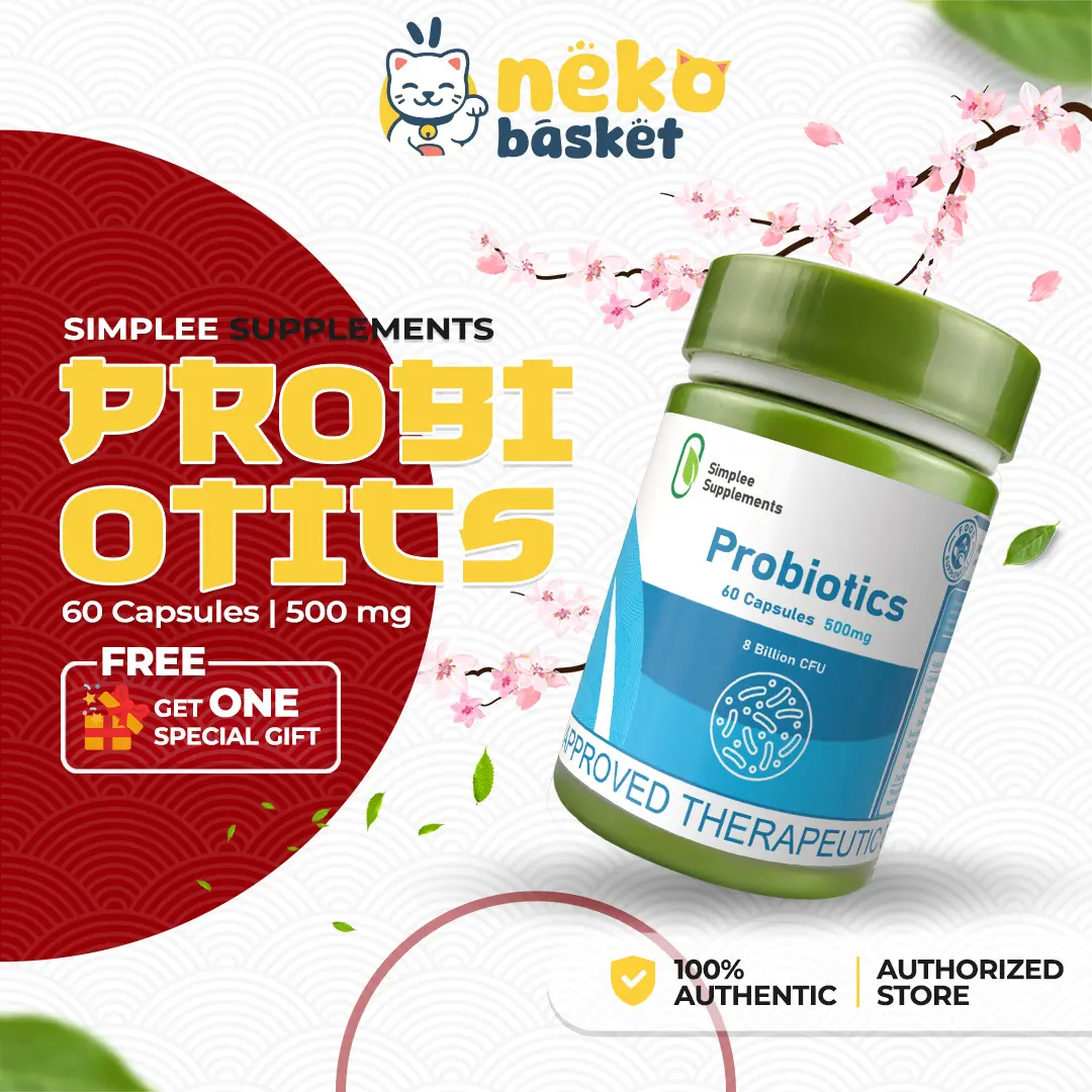 Simplee Probiotics Capsule Supplements – FDA Approved | 500mg | 60 ...