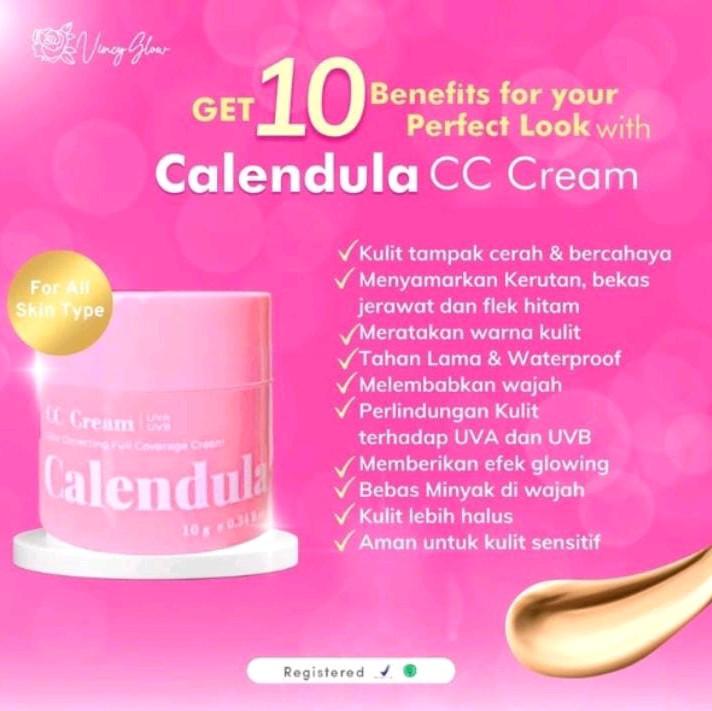 CC Cream CALENDULA UVA UVB Medium Coverage Medium Coverage - Shop | Tokopedia