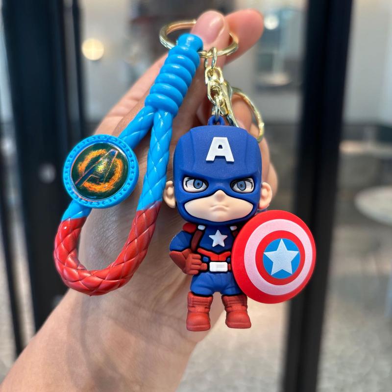 Superhero Key chain series spider-man Captain America Key chain ...