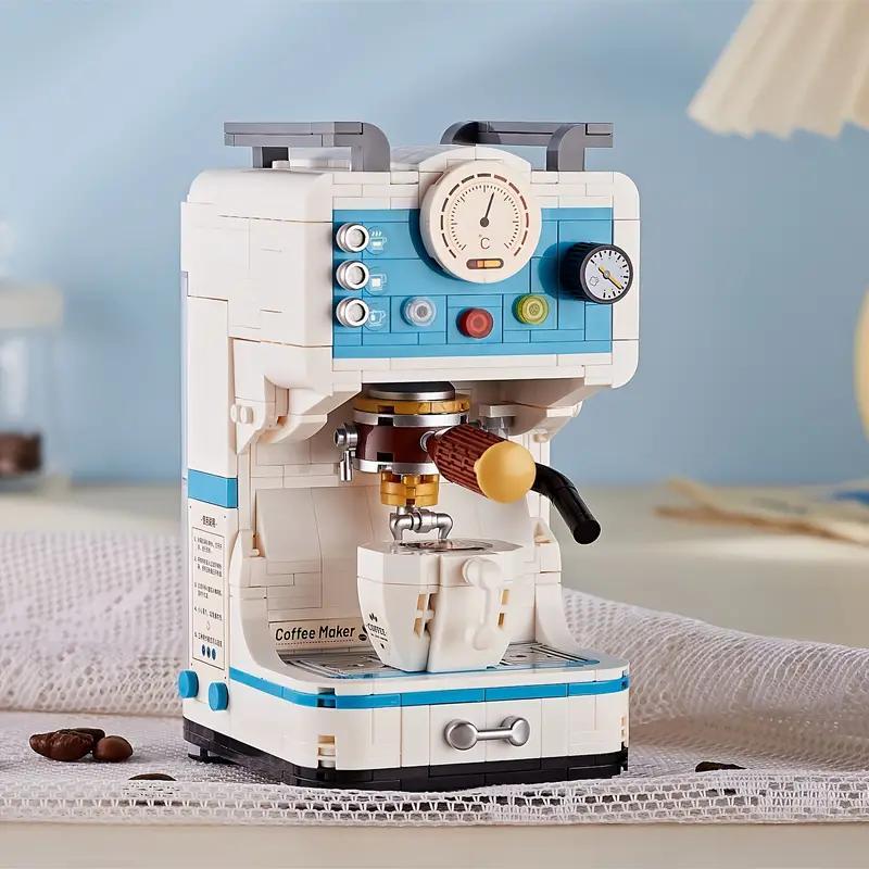 663pcs/set Coffee Maker Building Blocks, Fun Miniature Coffe - TikTok Shop
