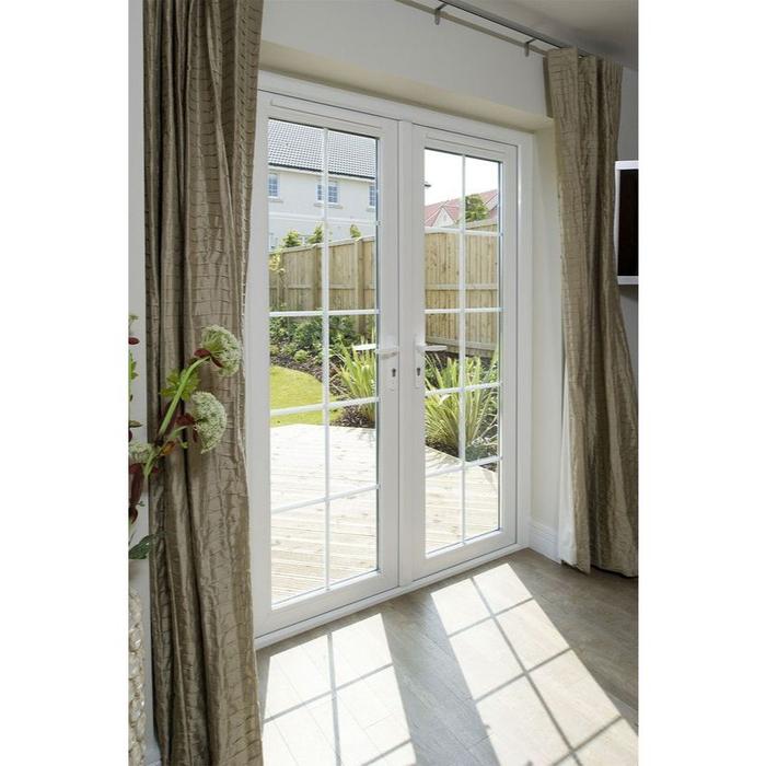 Jual Pintu Kaca Aluminium Dobel dengan 2 Daun (Kupu Tarung) Model ...