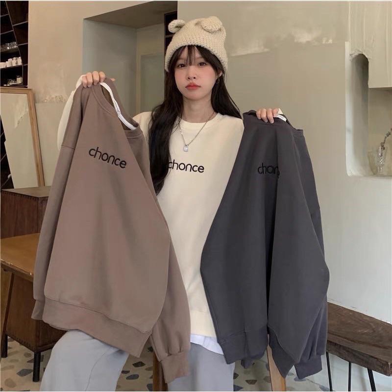 Áo Nỉ Sweater CHONCE Tay Bồng Form Rộng Nam Nữ Unisex - TikTok Shop Vietnam