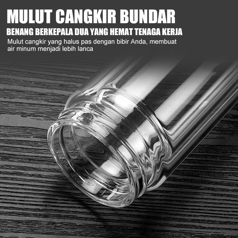 Botol Double Glass Bottle Tea Purifier Infused Water 350ml - Shop ...