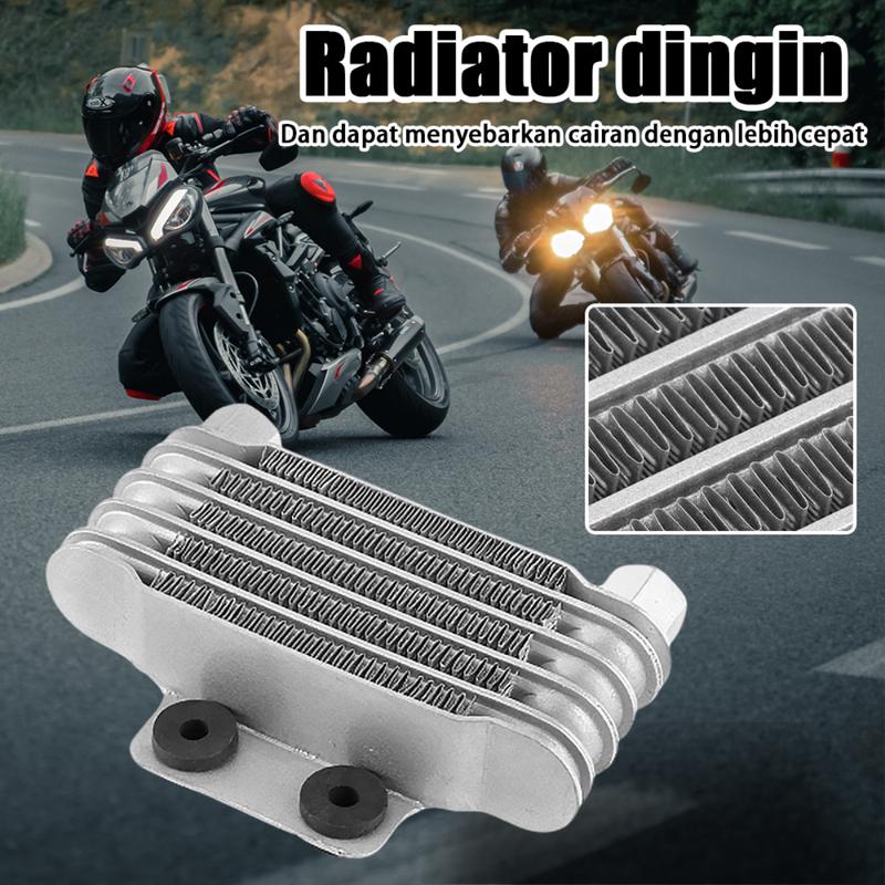 Paduan Pengganti Radiator Pendingin Oil Mesin 5 Baris Engine Oil Cooler ...