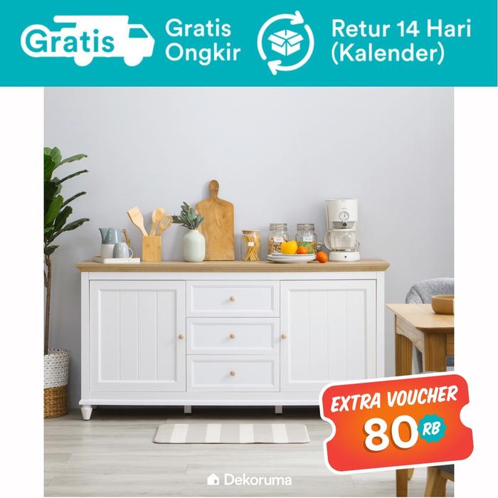 Promo Dekoruma Kanou Lemari Kabinet Dapur Bawah - Kitchen Buffet ...