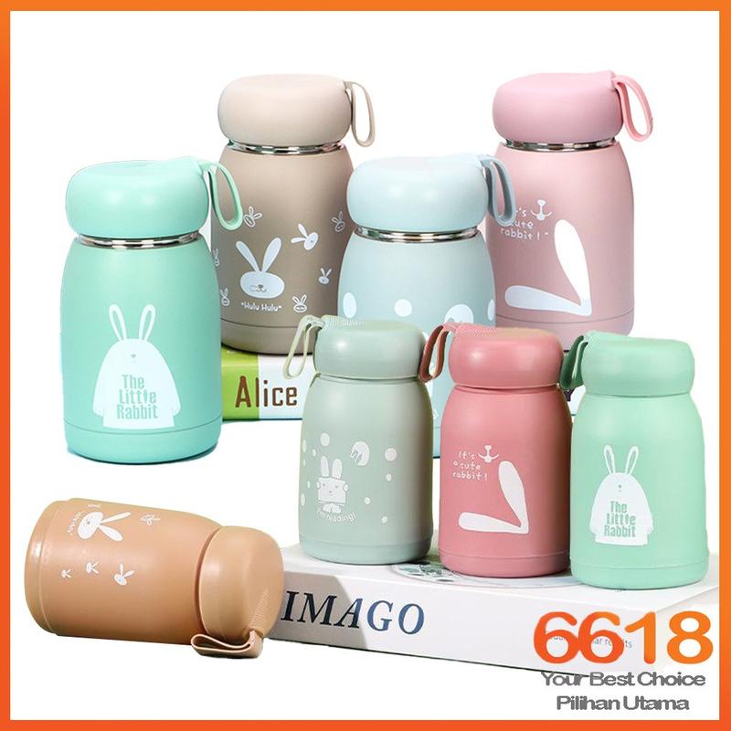 Bentuk Arnab Botol Air Kaca Botol Minuman Kapasiti Kecil 330ml - TikTok ...