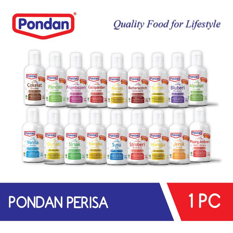 Pondan Perisa/Food Flavouring 60ml Bahan Baking pewarna makanan - Shop ...