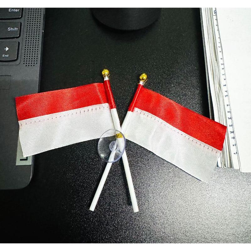 Bendera Kaca Merah Putih / Hiasan Tempel Kaca Mobil Car - Shop | Tokopedia