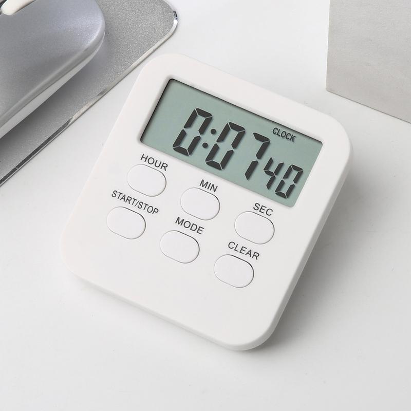 24H Digital Kitchen Timer Alarm Clock Countdown Count Up Magnetic ...