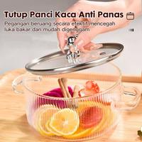Promo Eatkit Panci Soup Rebus Kaca Tebal 1600ml Borosilicate Glass ...