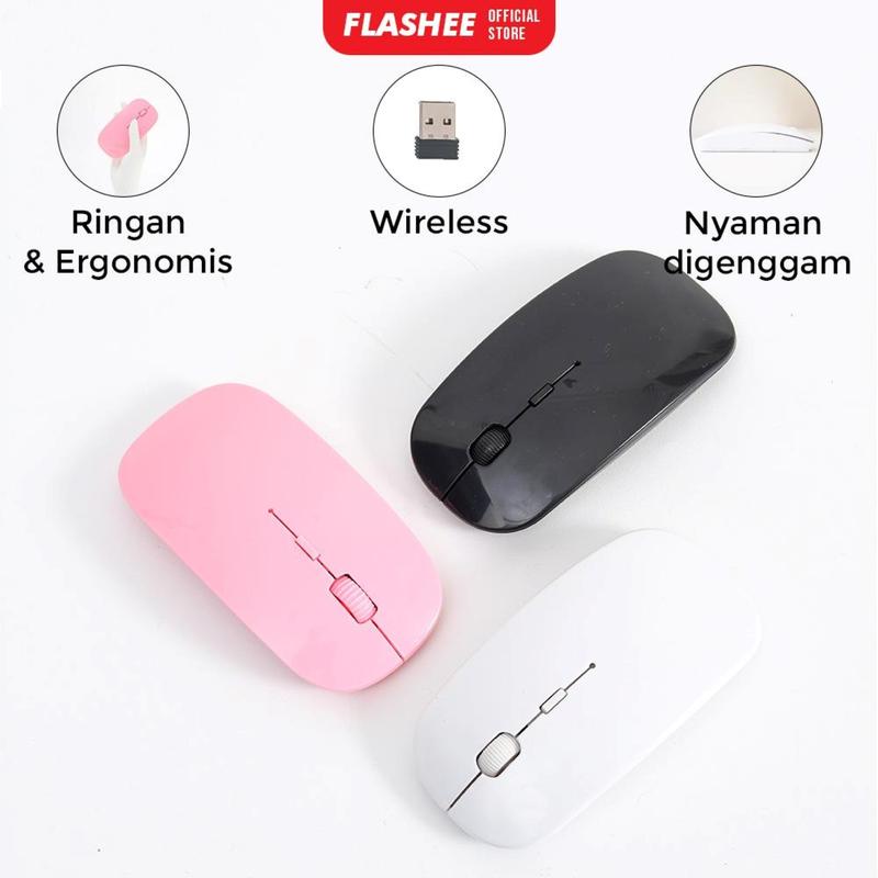 Flashee Mouse Wireless Warna Lucu Mouse Laptop Komputer MOU - Shop ...