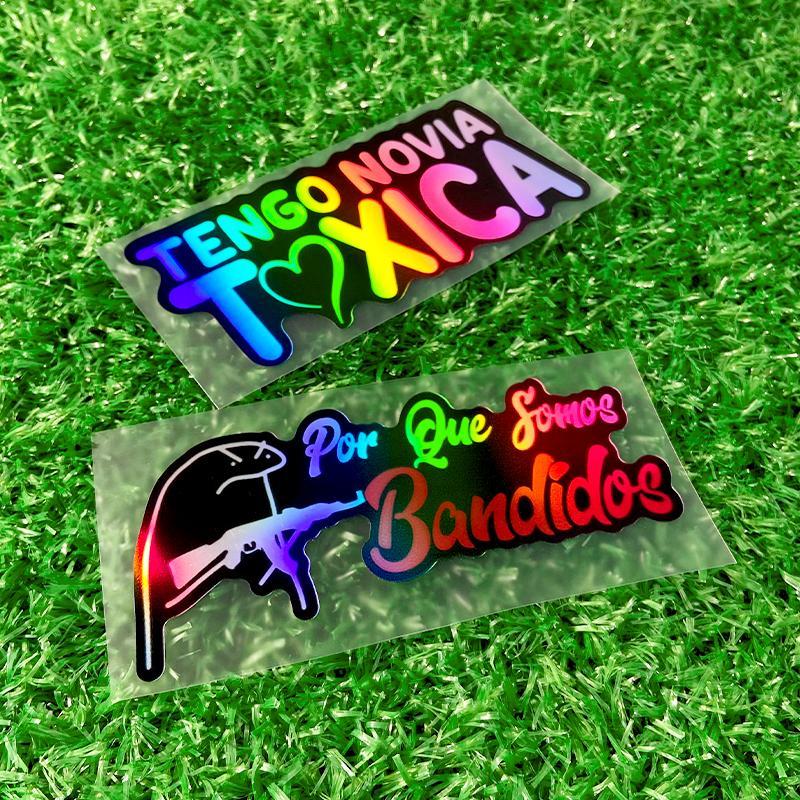 Car Sticker, Reflective Laser Waterproof Vinyl Sticker, Universal ...