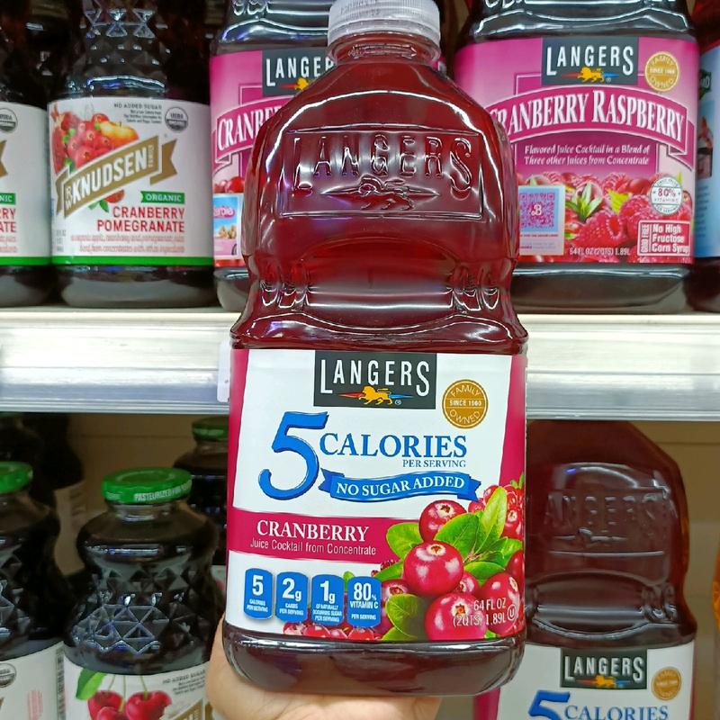Langers Cranberry 5 Calories No Sugar Added 1.89L Beverage - TikTok ...
