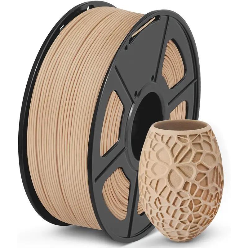Dual Color Wood PLA Filament, 1.75mm 250g, Multicolor 3D Printer ...