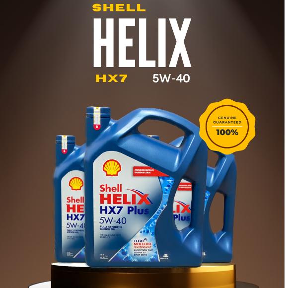 Oli Shell HX7 5W 40 Kemasan 4 Liter - Shop | Tokopedia