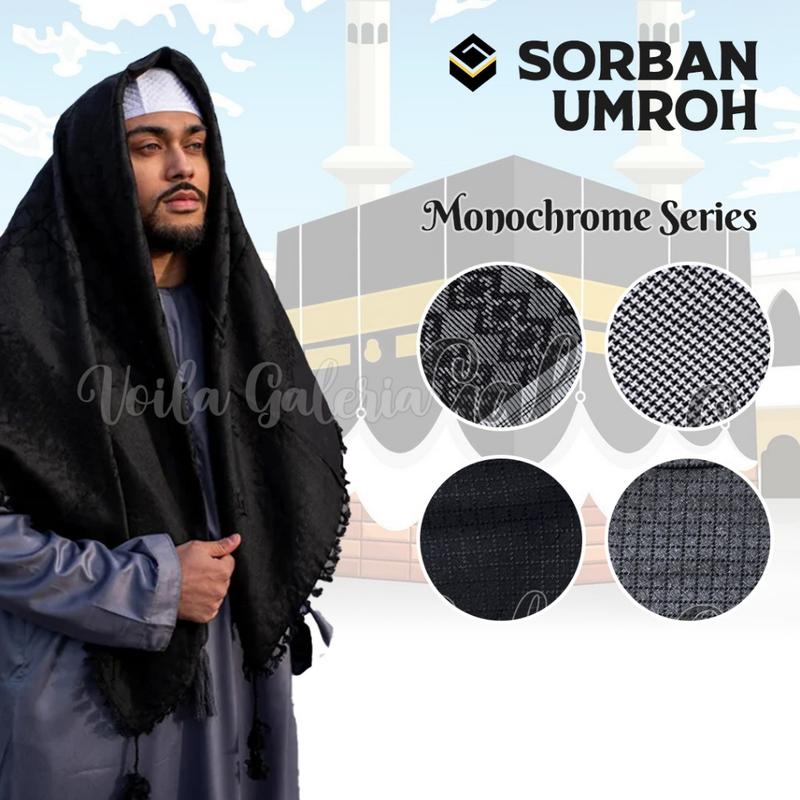 Sorban Umroh Haji - Kain Surban Perlengkapan Umroh Imamah - Shop ...