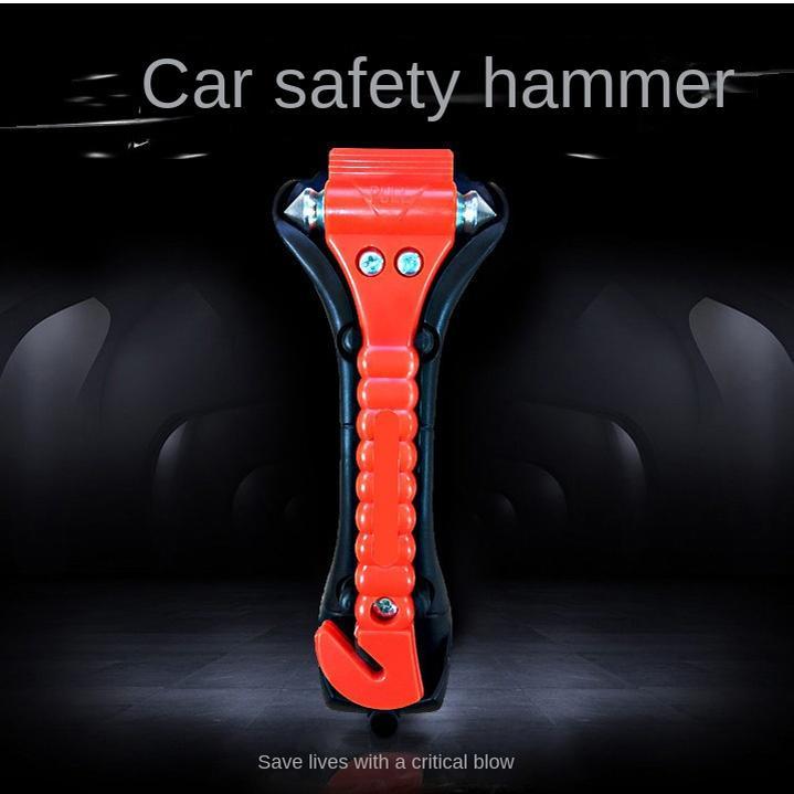 Car Two-in-One Life Hammer Car Solid Hammer Bus Fire Window Breaking ...