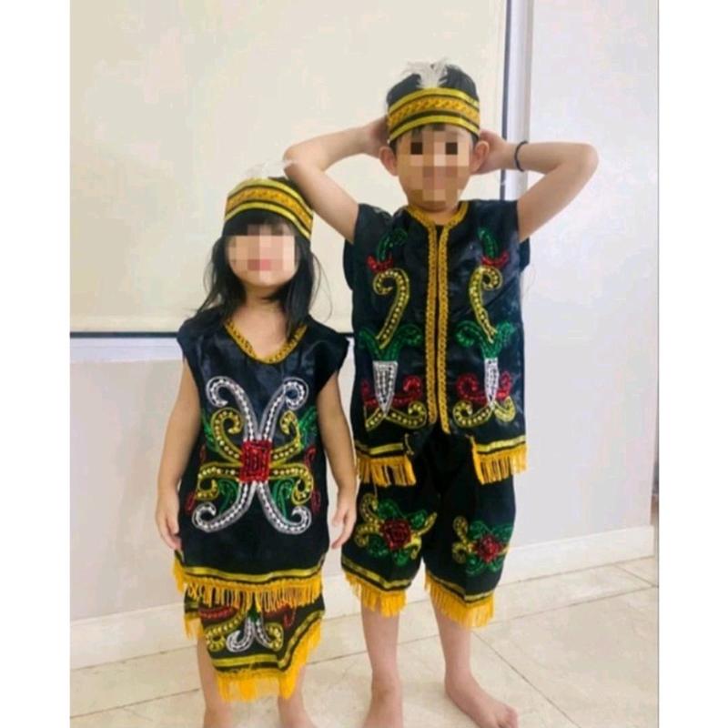 Baju Adat Dayak Paud TK SD // Pakaian Adat Dayak - Shop | Tokopedia