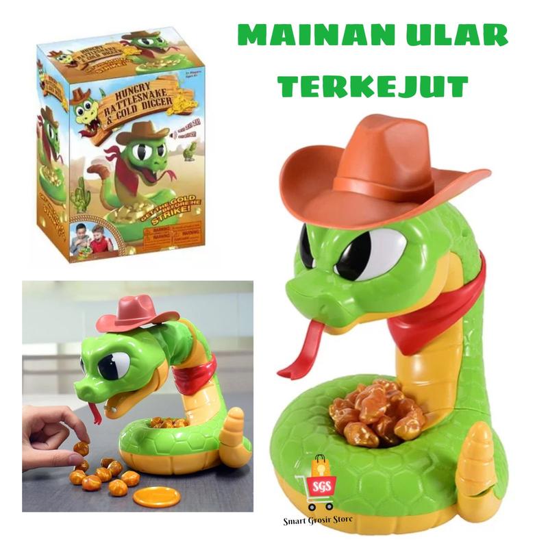 Mainan Ular Terkejut Rattlesnake Surprise Snake Prank Toy Hadiah - Shop ...