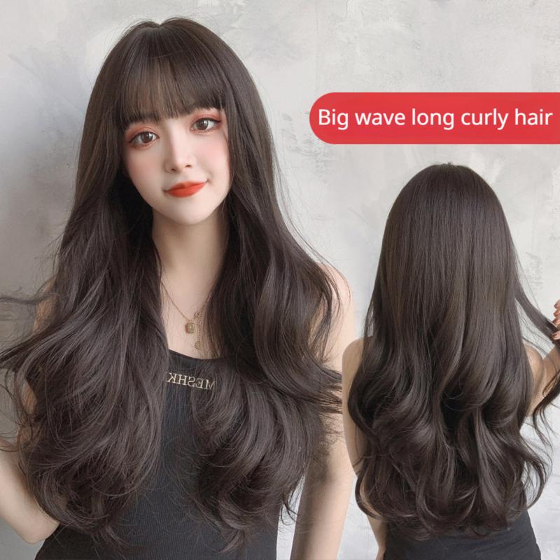 High-Temperature Fiber Material Wave Hairstyle Long Hair Air - TikTok ...
