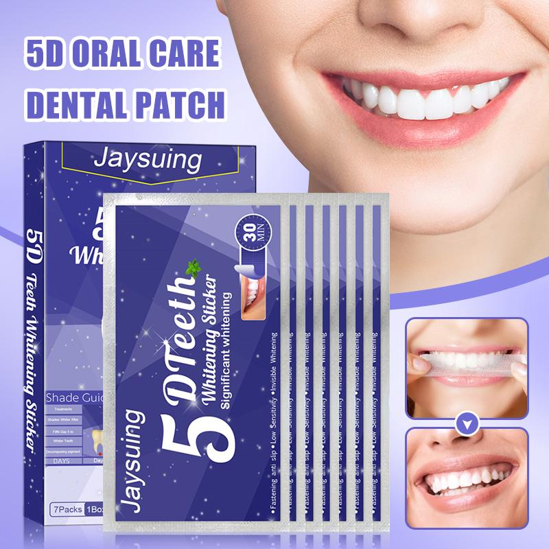 【COD】7 Pairs Teeth Whiten Strips High Elastic Oral Care Set Tooth ...