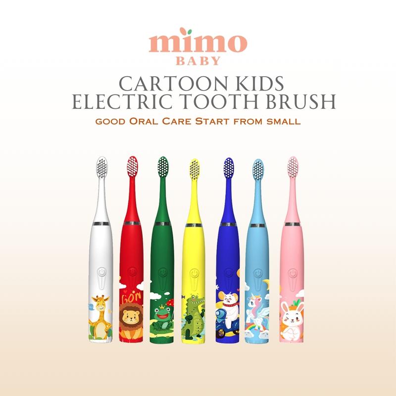 Mimo Baby Berus Gigi Elektrik Kanak-Kanak Kartun Bateri & Tanpa ...