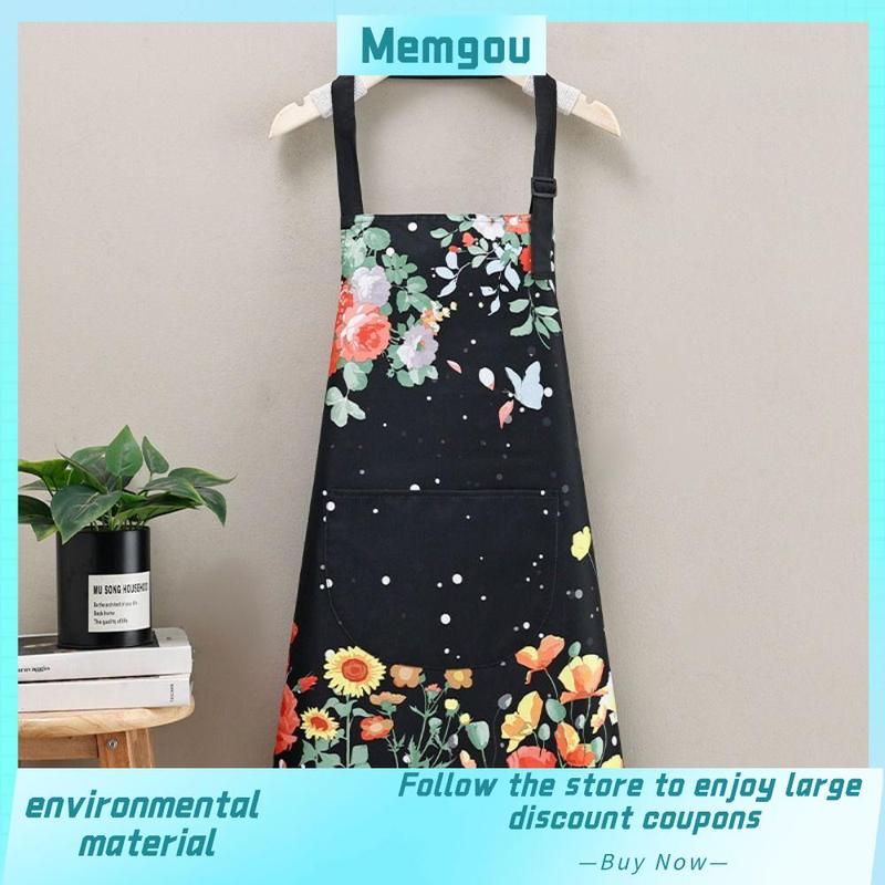 Apron Dapur, Alat Pembersihan Isi Rumah, Corak Bunga Segar, Dengan ...