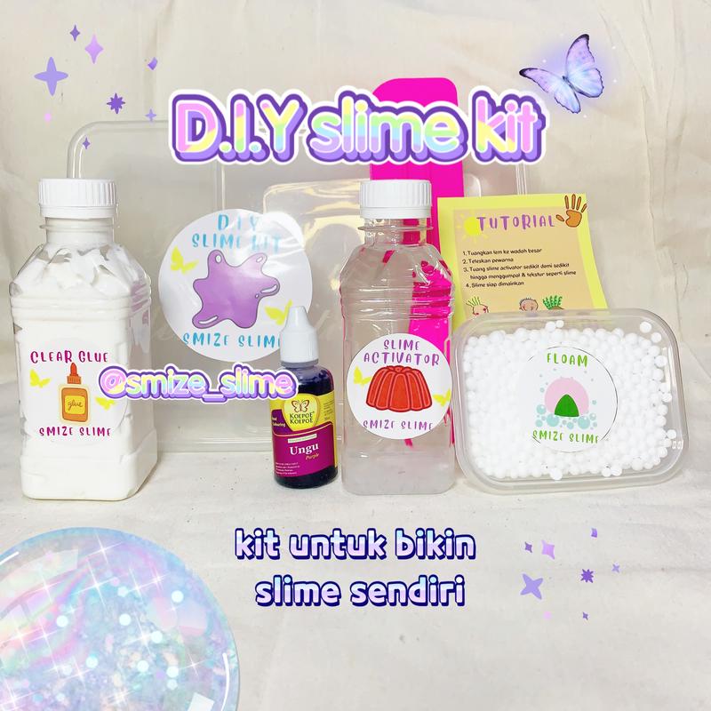 D.I.Y Slime Kit isi komplit DIY slime bikin sendiri 500cc is - Shop ...
