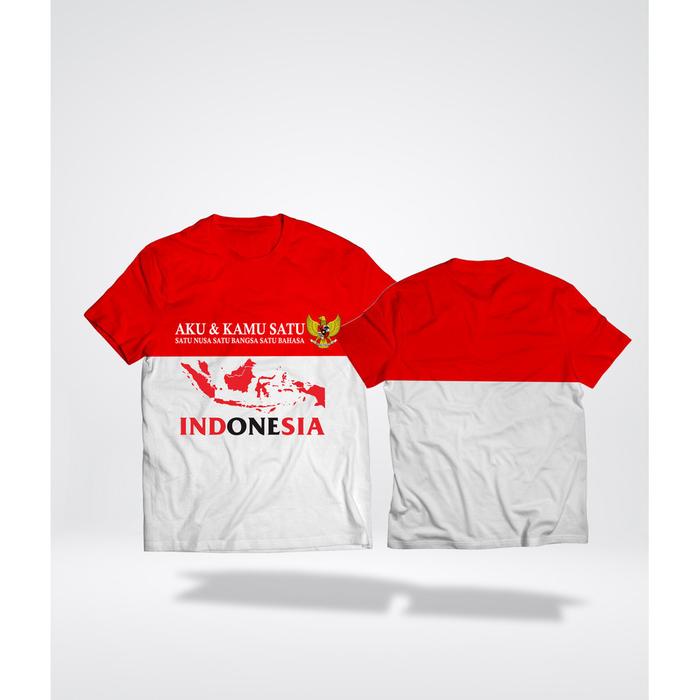 Promo Kaos Agustusan 2024 Merah Putih HUT RI Ke 79/Aku & Kamu Satu/79 ...