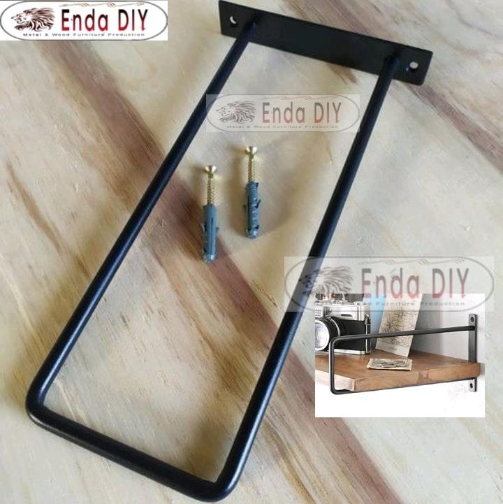 Bracket Besi Penyangga Papan Ambalan Rak Gantung Tempel Dinding - Shop ...