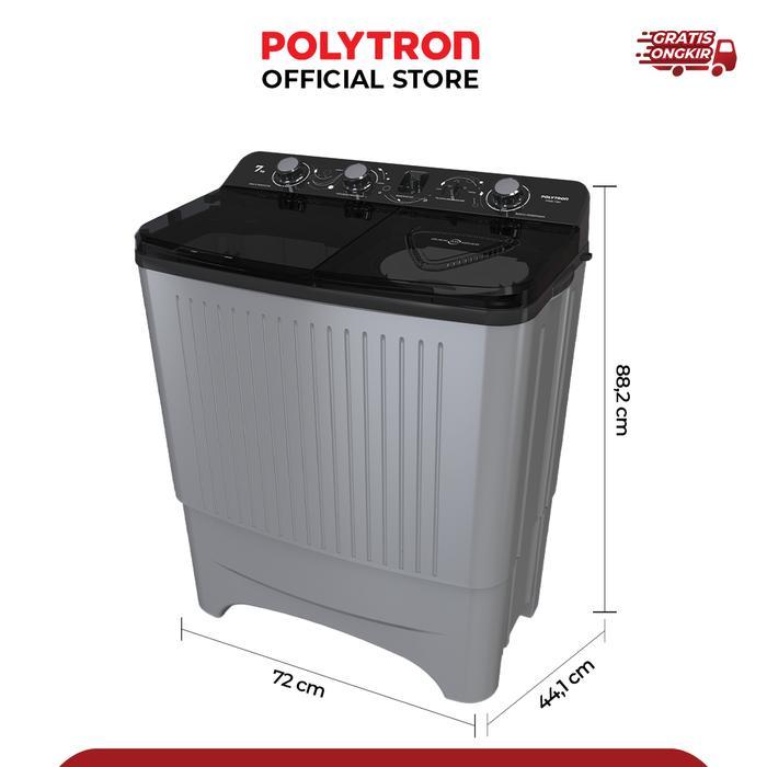 ( DISKON ) POLYTRON Mesin Cuci 2 Tabung Primadona Giant Series Hijab 7 ...
