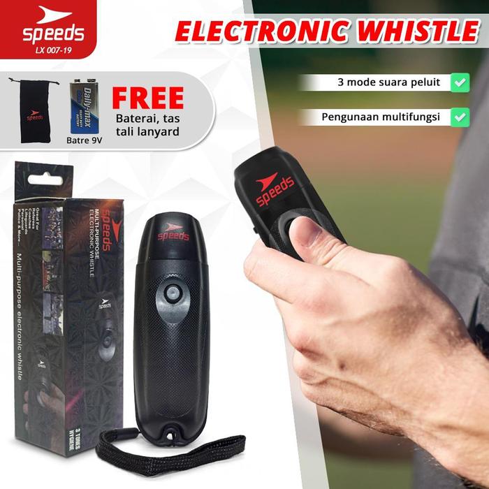 Promo SPEEDS Peluit Wasit Pluit Electronic Whistle Olahraga Periwitan ...