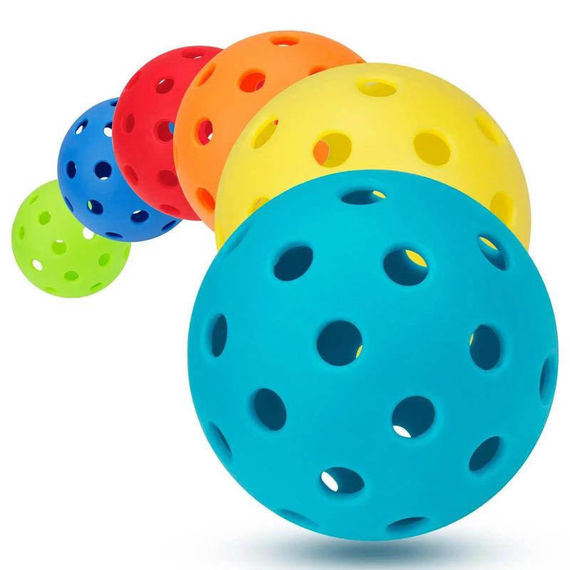 Colorful Pickleballs Durable 26 Holes Indoor Outdoor Trainin - TikTok ...