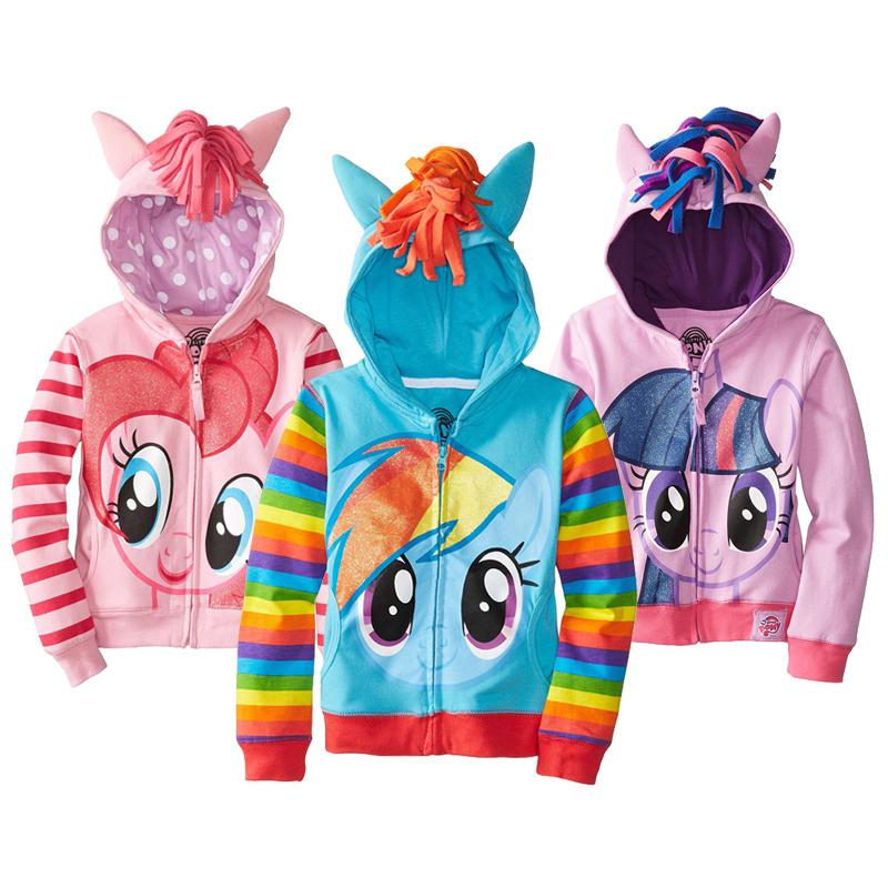 Little Pony Girls Jackets Spring Autumn Hooded Zipper Fashio - TikTok ...