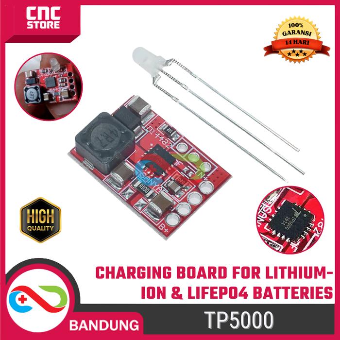 Jual Module TP5000 1A Lithium Battery Charger – Charging Board untuk ...