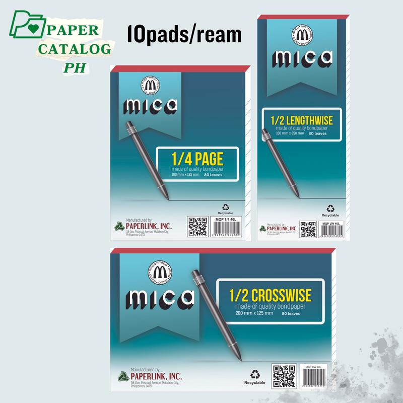 MICA Quiz Pads 10pads/ream - TikTok Shop Philippines