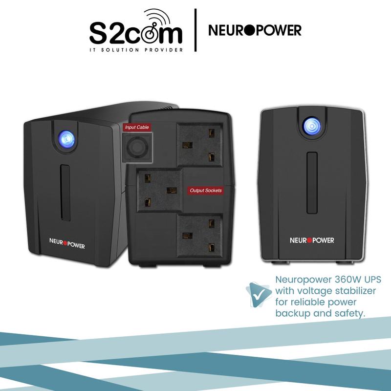 Neuropower Uninterruptible Power Supply Compact 800i-3UK 800VA/360W ...