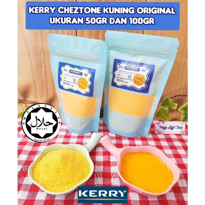 Kerry cheztone 50gr 100gr original asli cheese powder cheese saus kerry ...