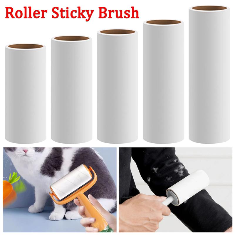 New Refill Roller Sticky Brush Lint Roller Brush Pet Hair Remover ...
